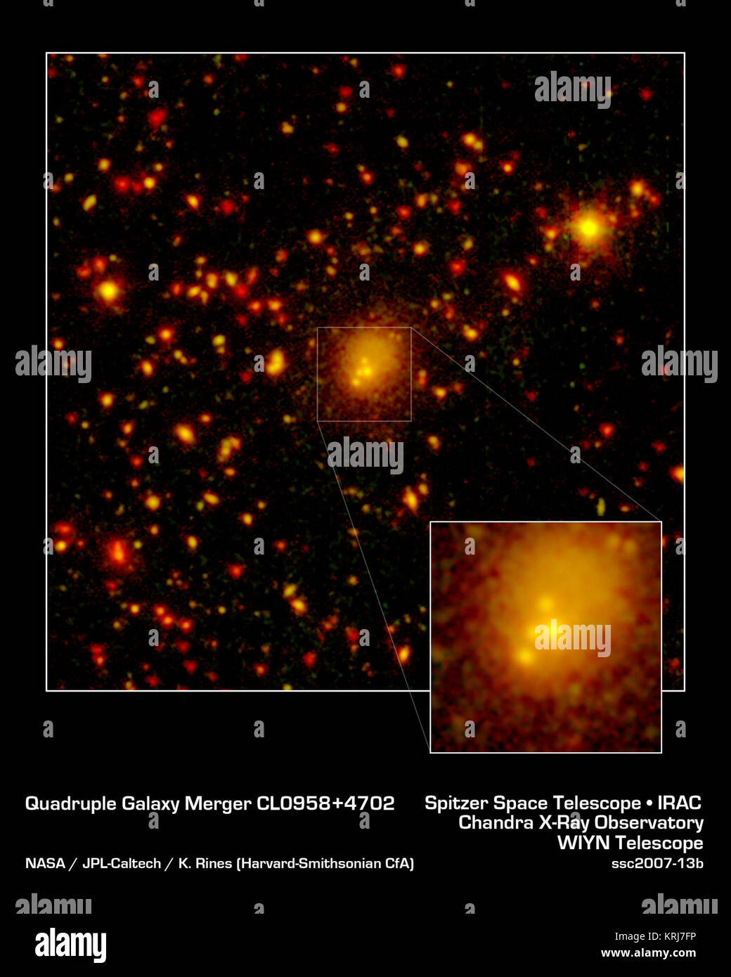 One of the biggest galaxy collisions ever observed is taking place at ...