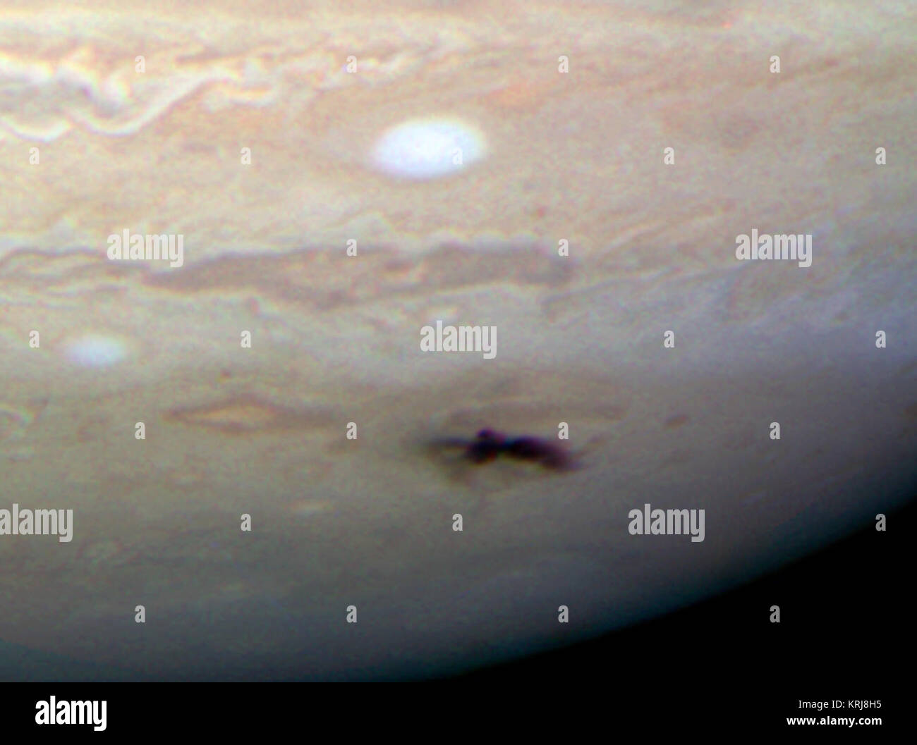 Jupiter dark spot from HST Stock Photo - Alamy