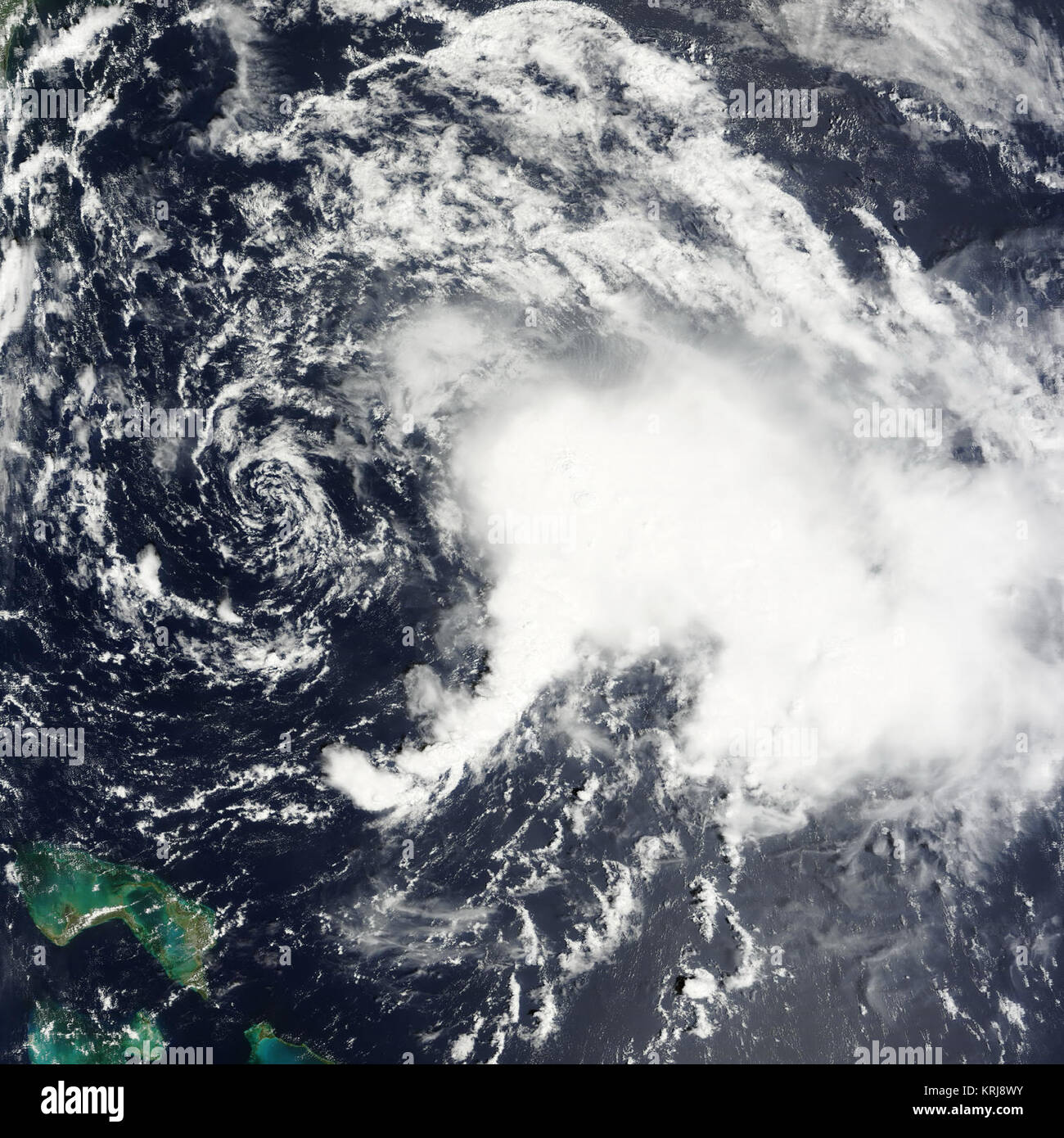 Tropical Storm Danny 2009-08-28 1540Z Stock Photo - Alamy