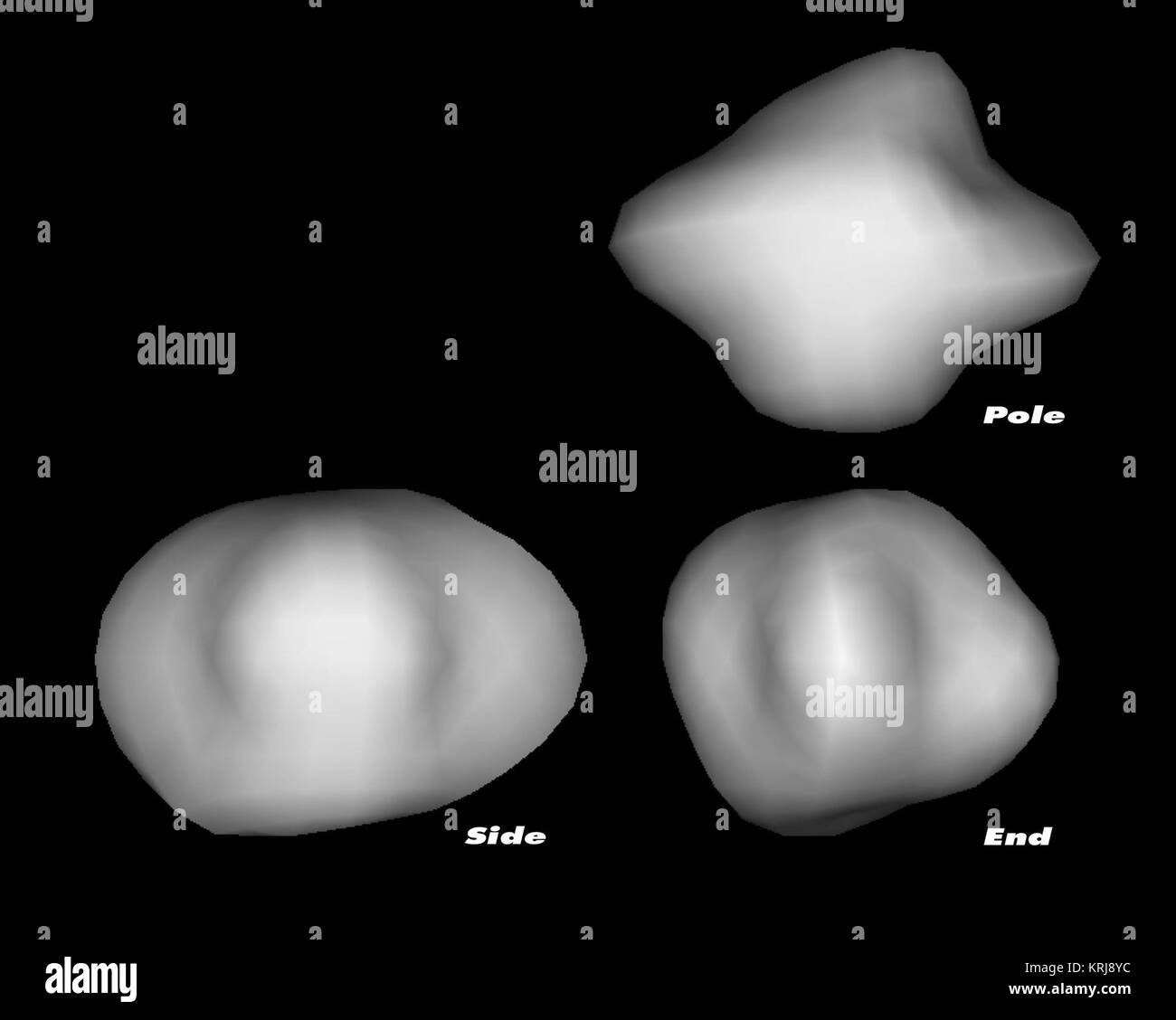 Hubble measured the size, shape and rotational period of the Rosetta ...