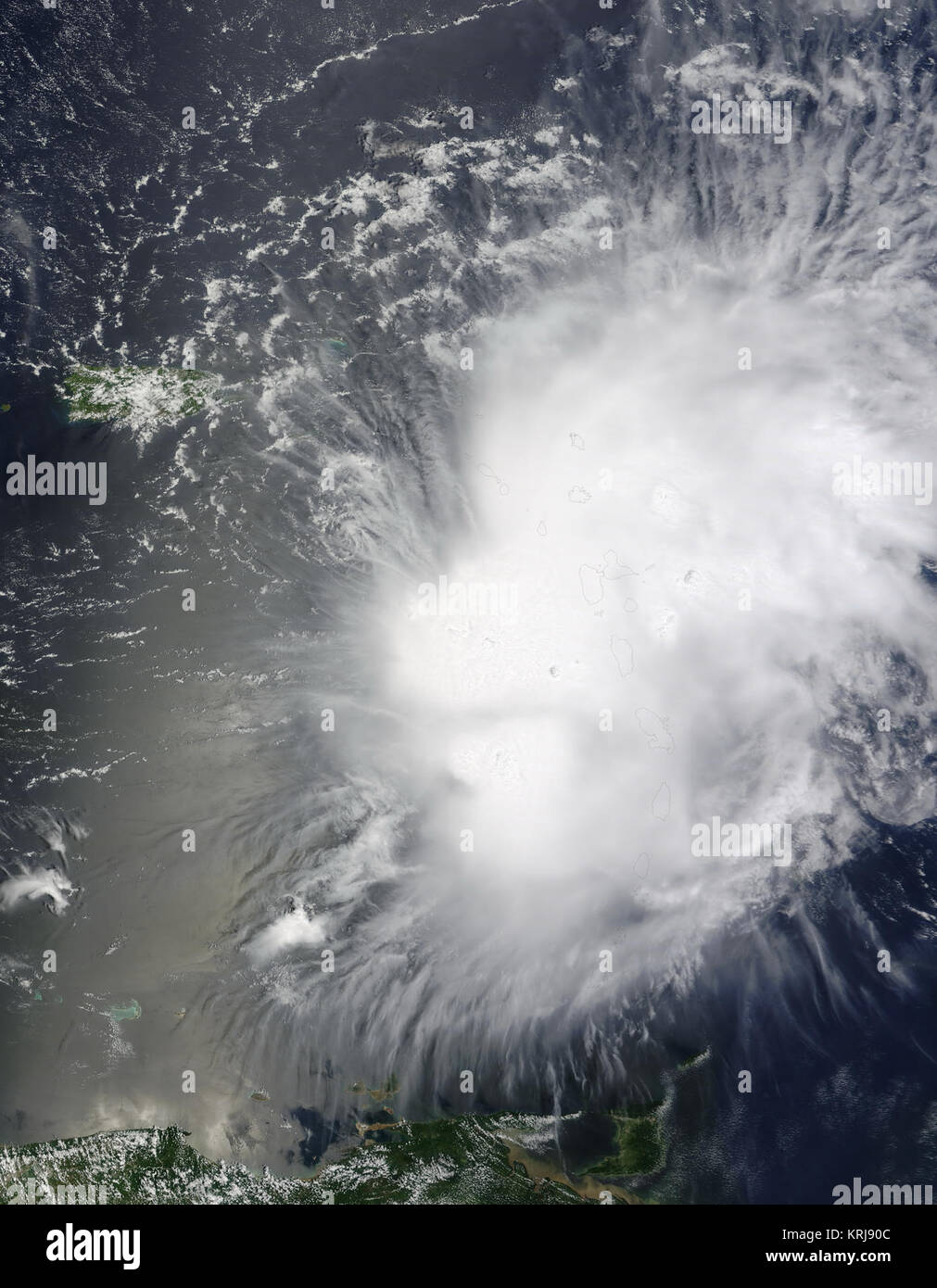 Tropical storm erika hi-res stock photography and images - Alamy