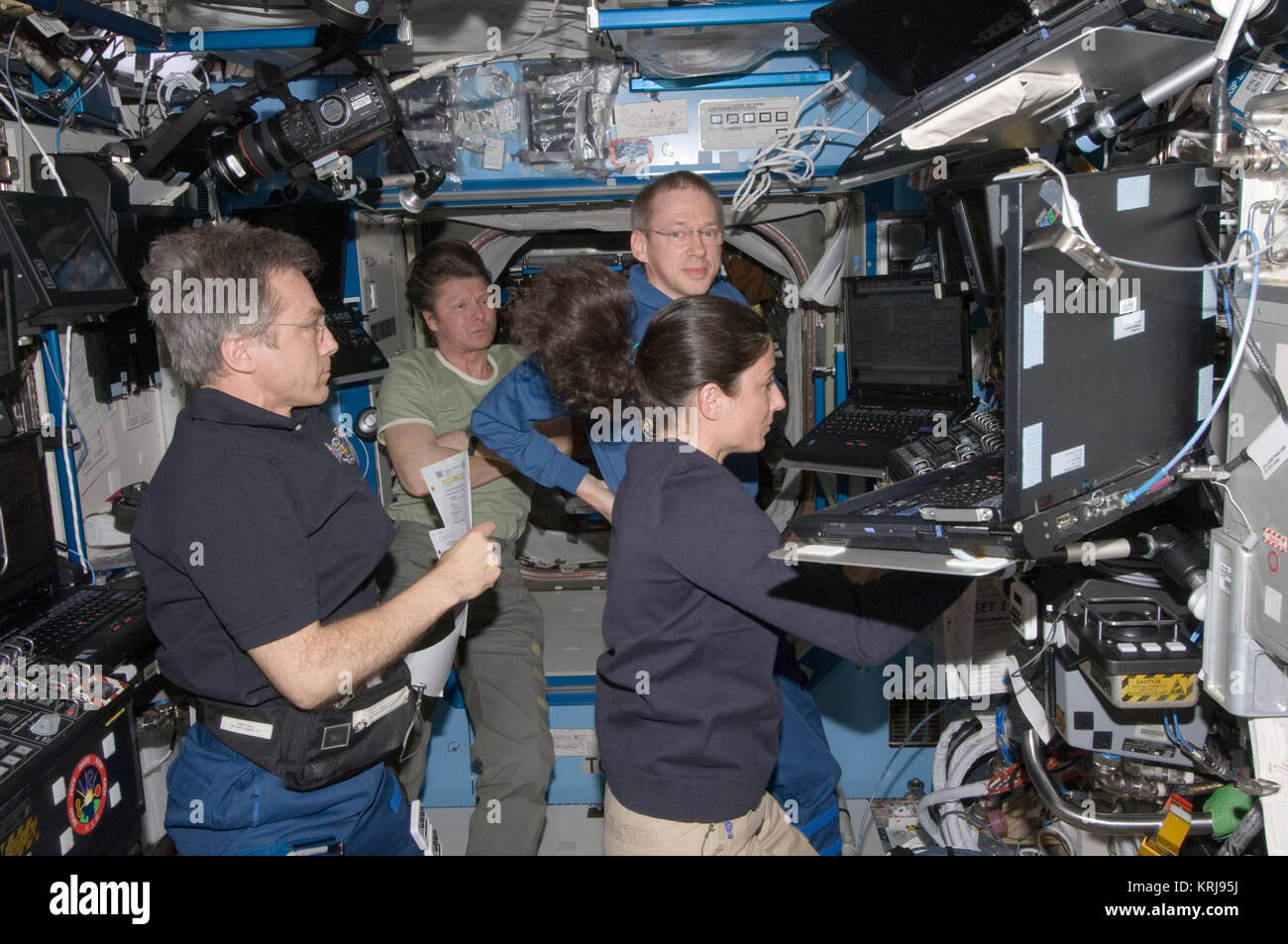 HTV-1 docking operations 02 Stock Photo - Alamy