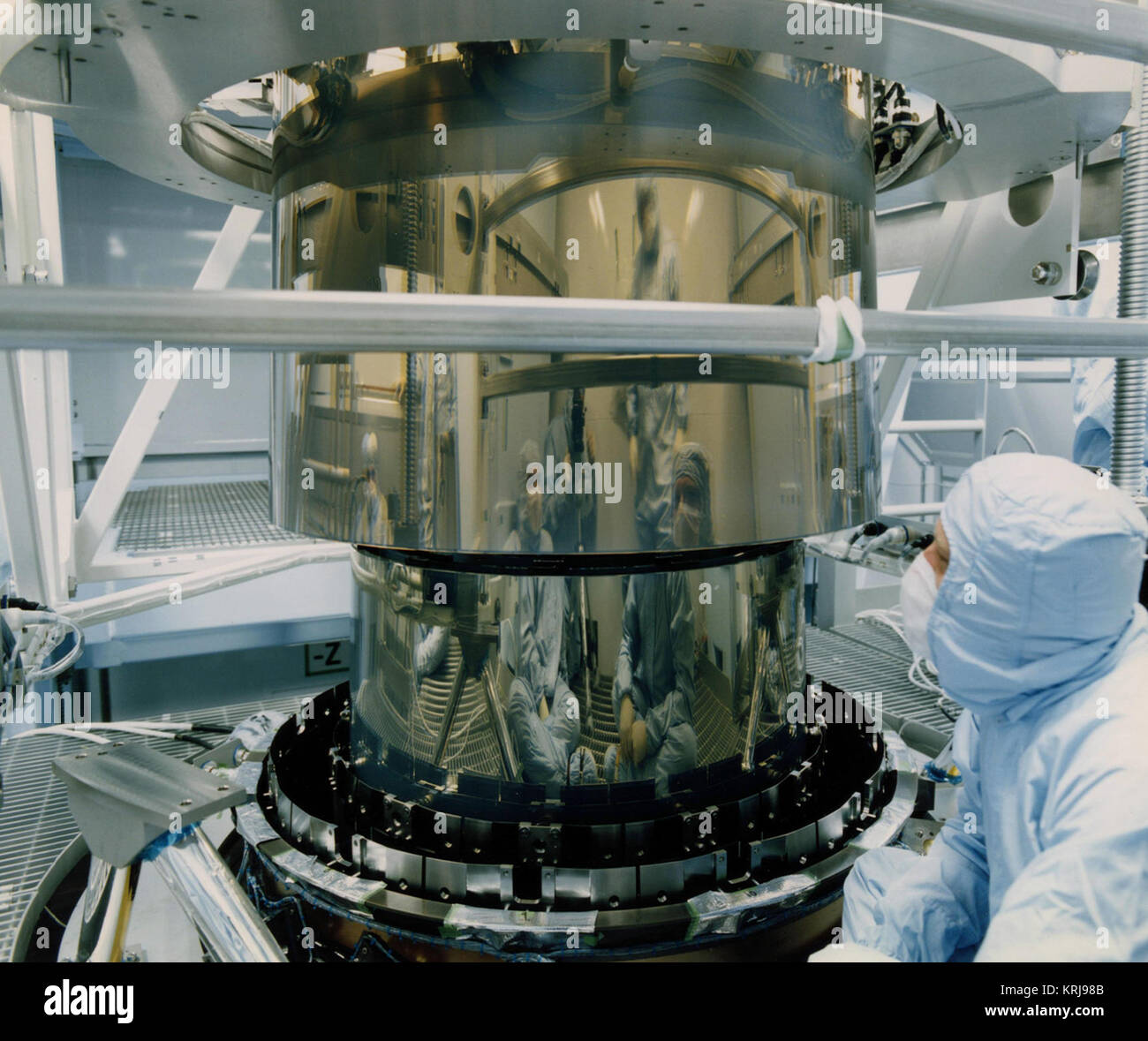 Chandra telescope mirror assembled Hrma7 300 Stock Photo - Alamy