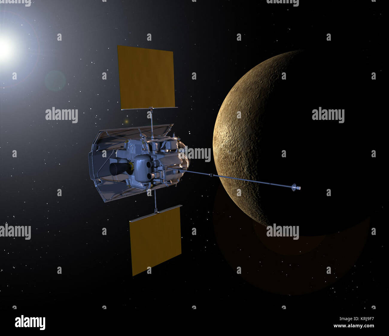 Messenger nasa mercury hi-res stock photography and images - Alamy