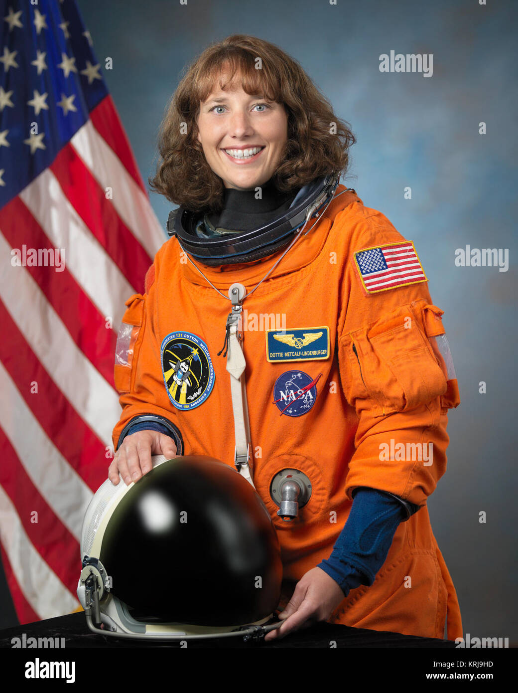 PHOTO DATE:11-12-09 SUBJECT:Official portrait of astronaut and STS-131 crew member Dotti Metcalf ...