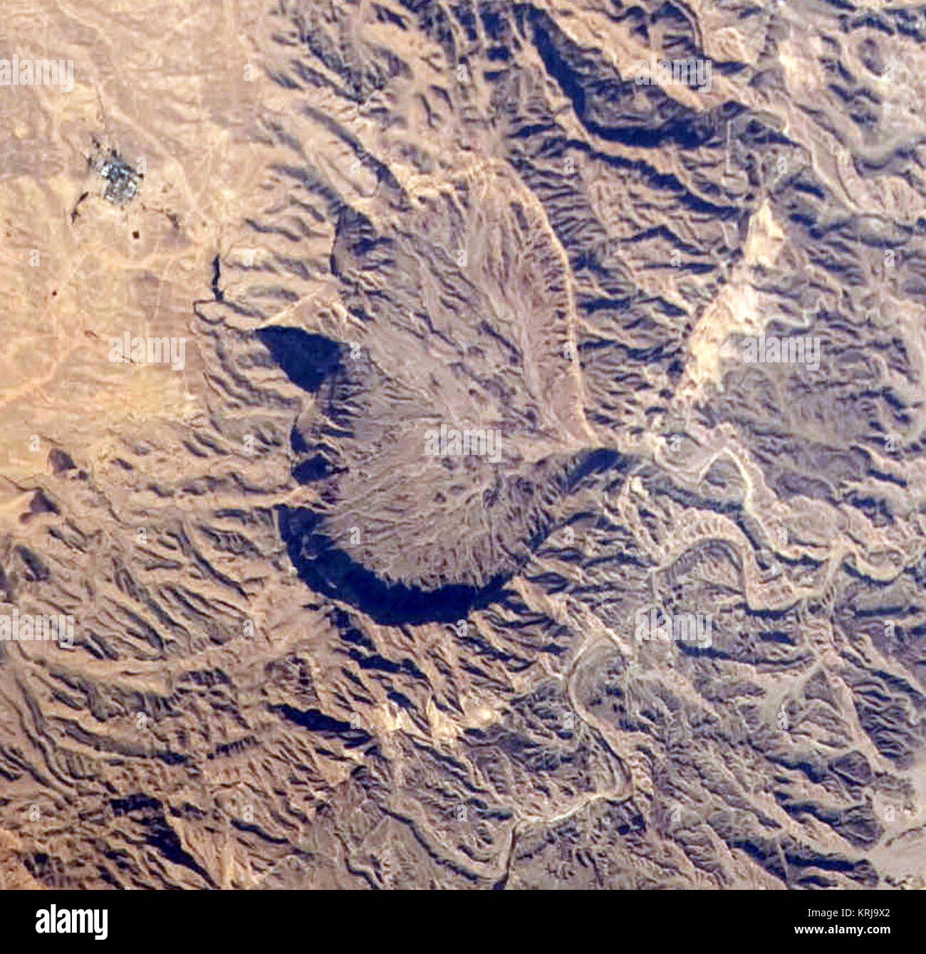 Small crater Israel Stock Photo - Alamy