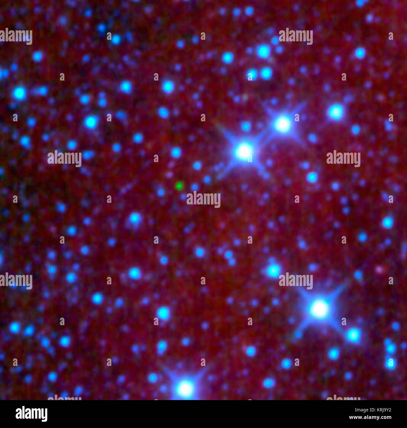 That green dot in the middle of this image might look like an emerald ...