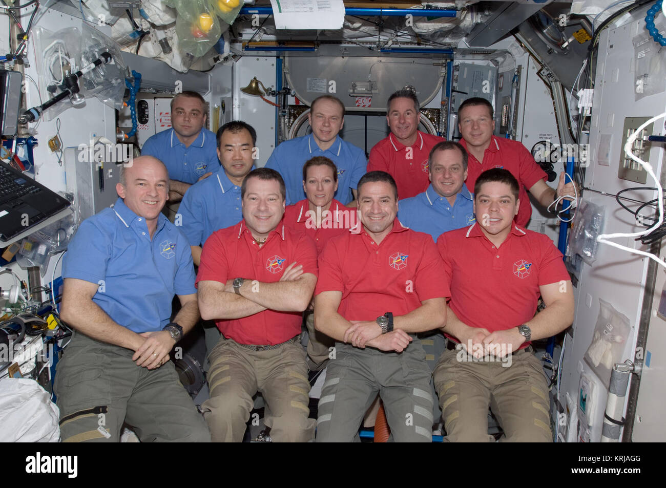 STS-130 ISS-22 joined Crew Portrait Stock Photo - Alamy