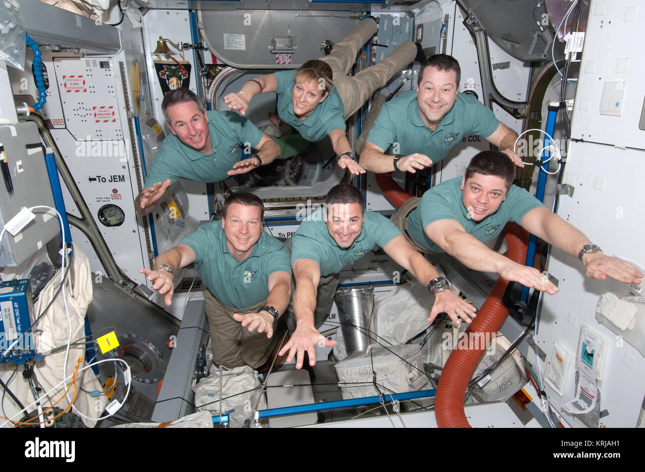 STS-130 Crew Portrait Stock Photo - Alamy