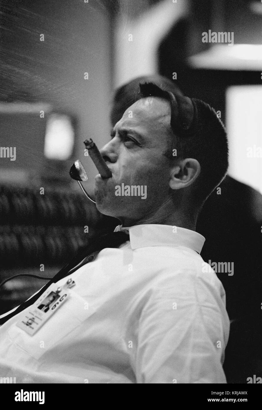 Alan Shepard Mission Control Stock Photo - Alamy