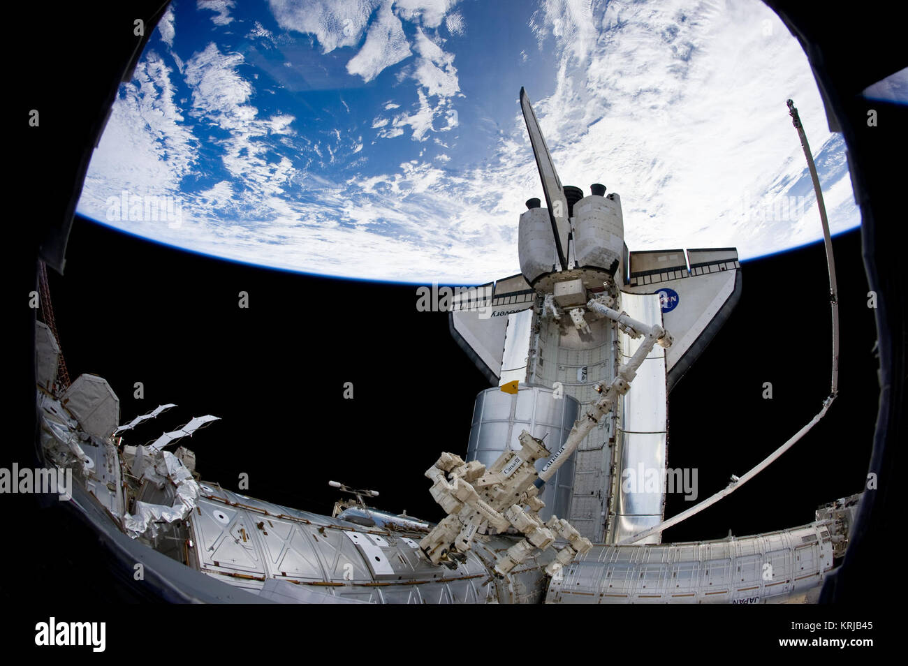 Mastracchio & Anderson Working In Discovery's Aft Payload Bay During ...