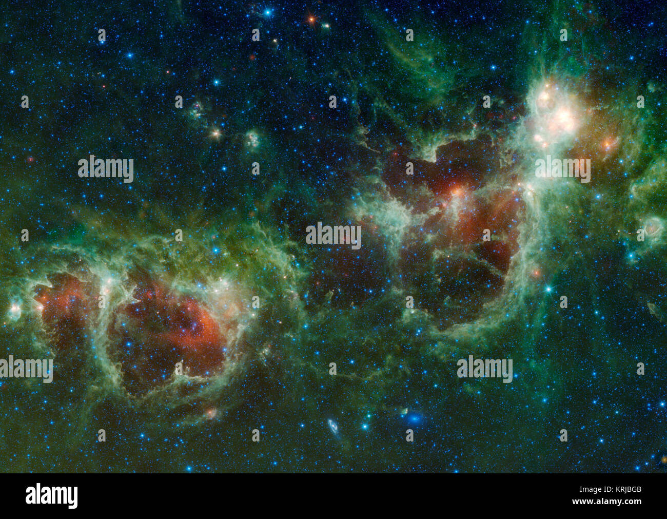 Heart and Soul nebulae Stock Photo - Alamy