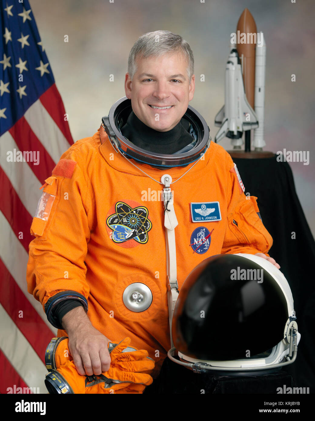 Official Astronaut Portrait of STS-134 crew member Greg 'Box' Johnson ...