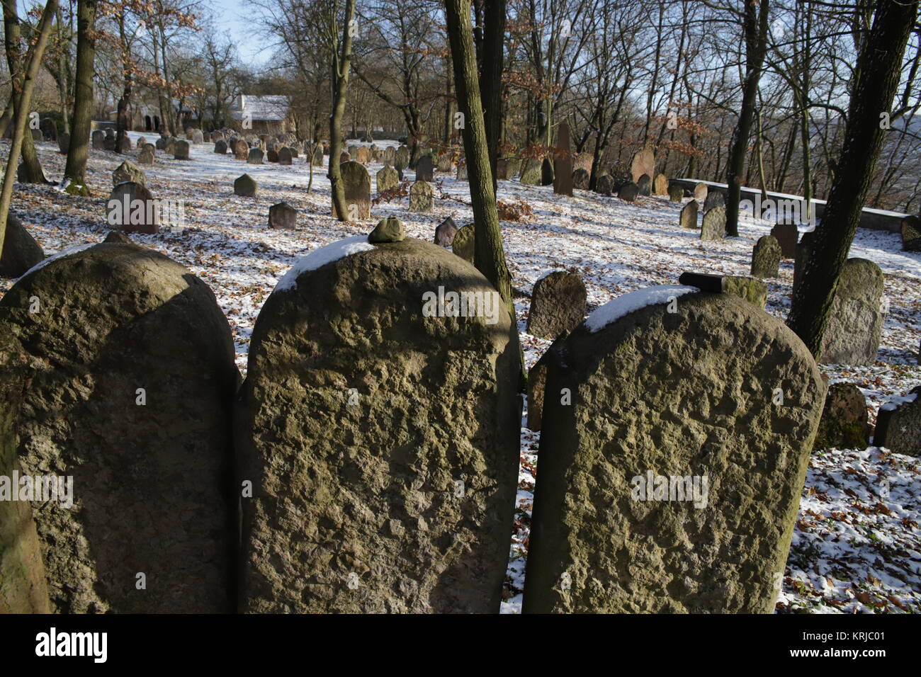 old jewish cemetery Stock Photo - Alamy