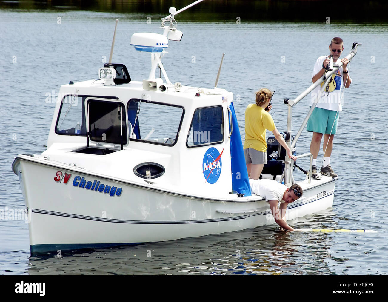 NASA SV Challenge in LC39 turn basin conducting research Stock Photo ...