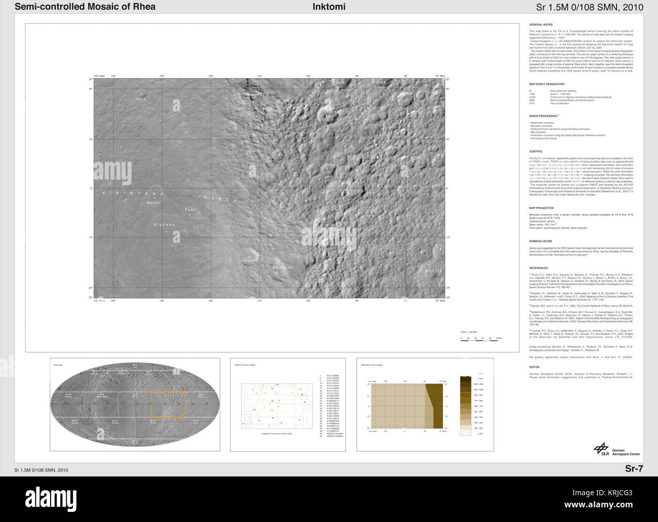 Rhea Sr-7 Inktomi Stock Photo - Alamy