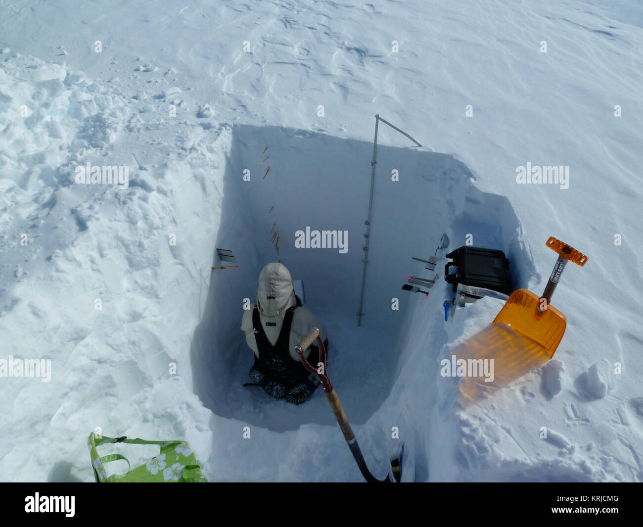 Snow Pit Sampling (5433413035 Stock Photo - Alamy