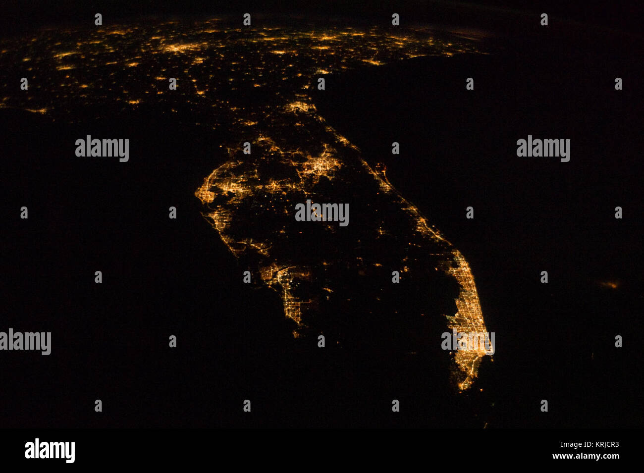 South Florida from space NASA Stock Photo - Alamy