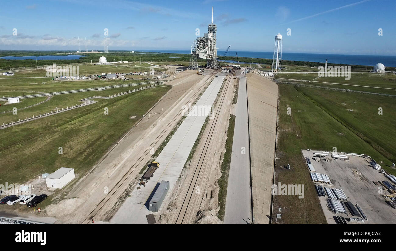 Launch Pad 39A Mods Underway by SpaceX Stock Photo - Alamy