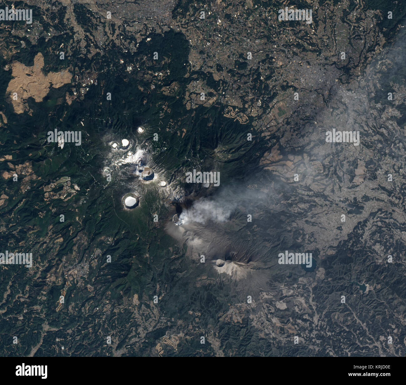Shinmoe-dake Volcano Erupts on Kyushu Feb 2011 Stock Photo - Alamy