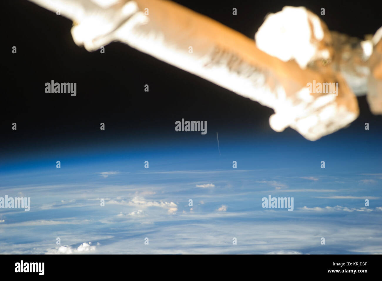 ATV-2 launch from ISS Stock Photo - Alamy