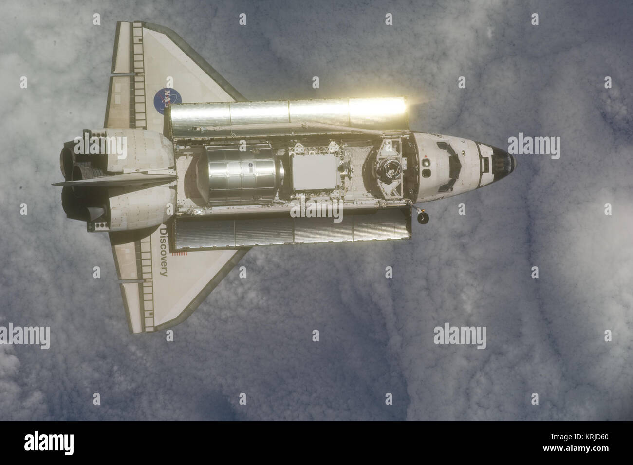 STS-133 Discovery Rendezvous & Docking Stock Photo - Alamy