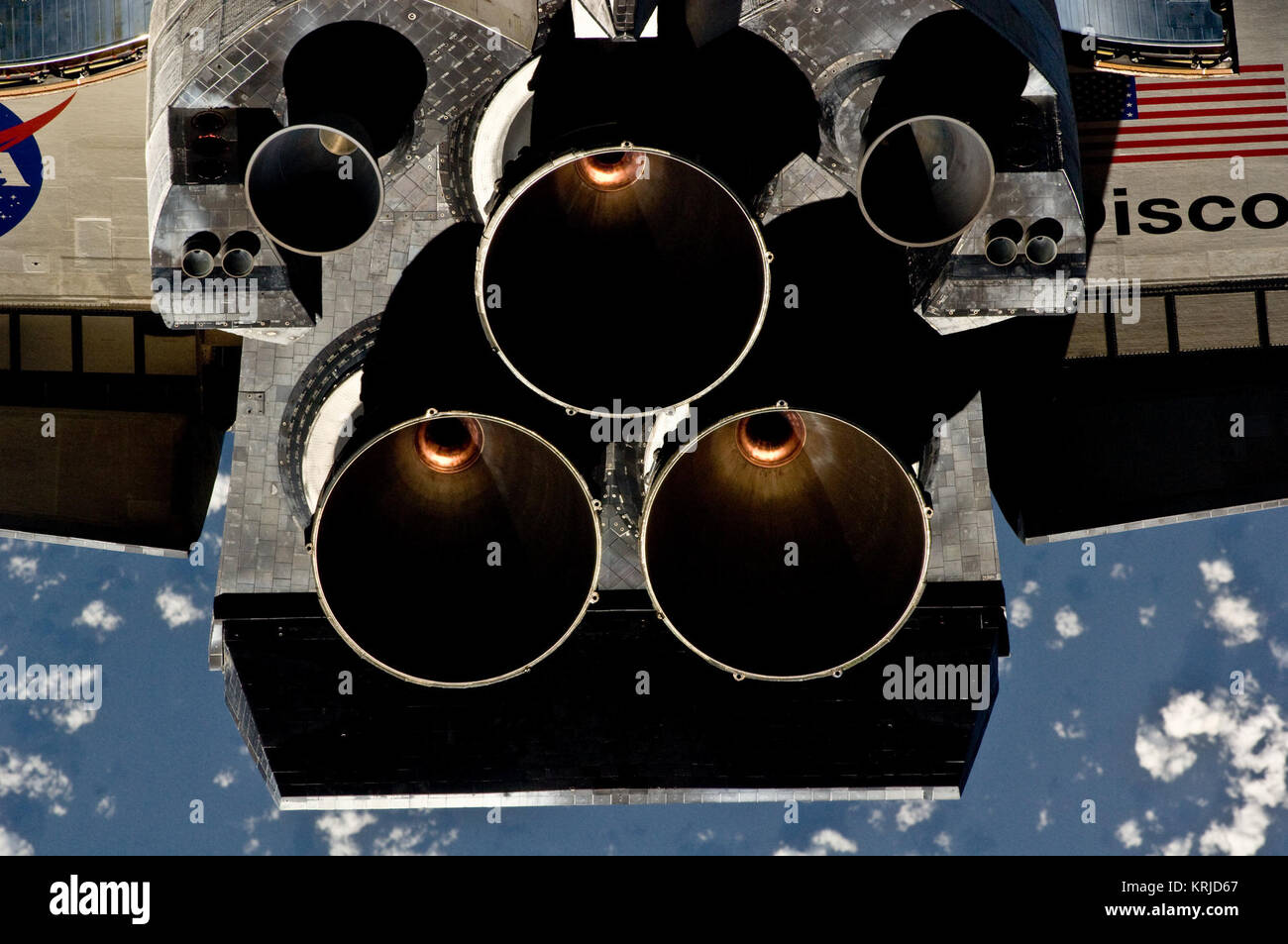 STS-133 Rendezvous Pitch Maneuver 3 Stock Photo - Alamy