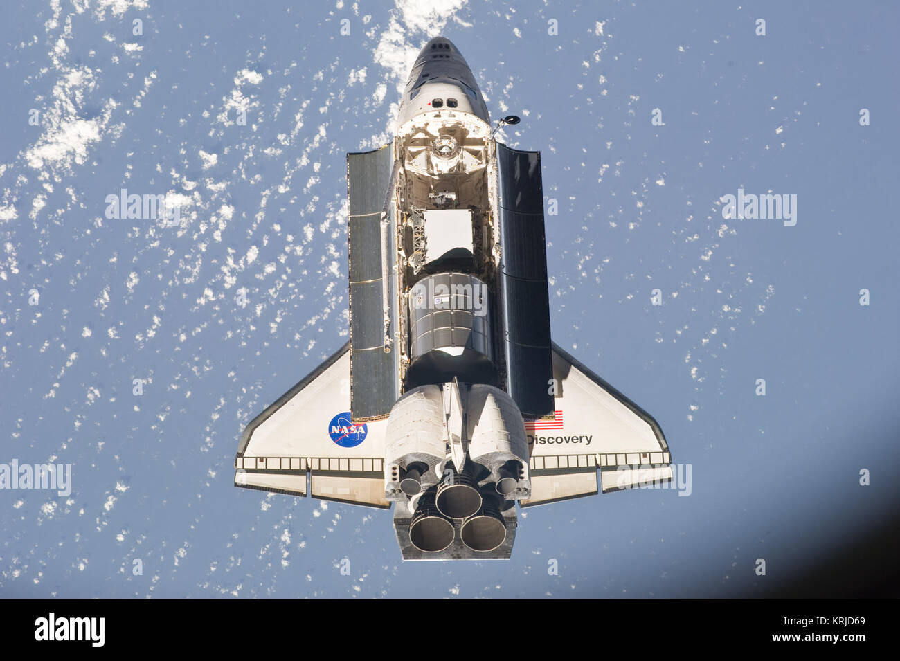 STS-133 Rendezvous Pitch Maneuver 4 Stock Photo - Alamy