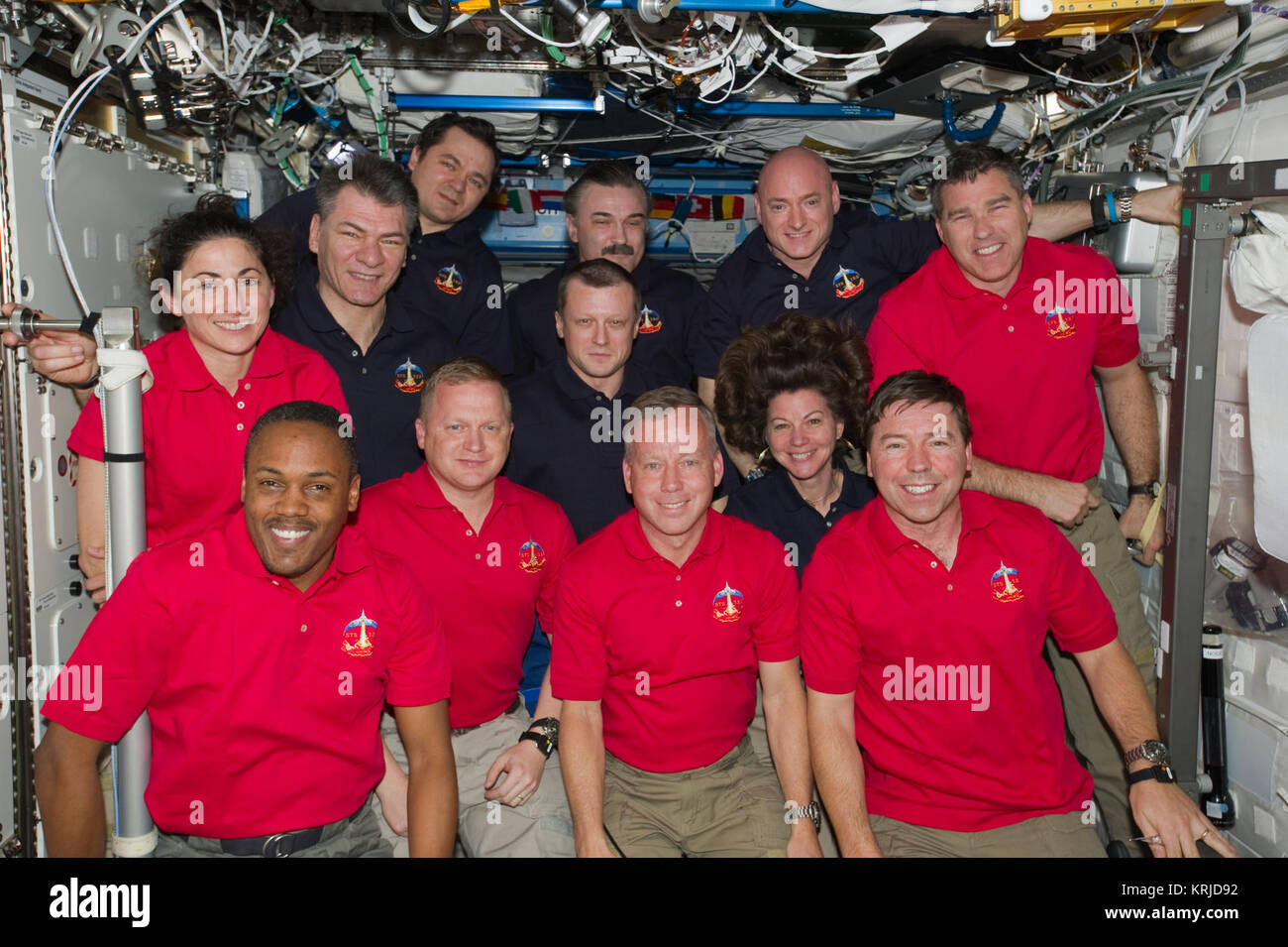 STS-133 ISS-26 Crew Portrait Stock Photo - Alamy