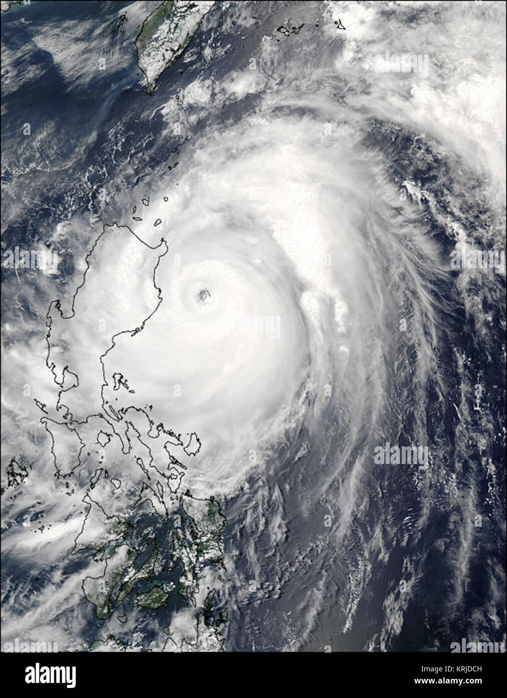 Typhoon nida 2004 may 18 Stock Photo - Alamy