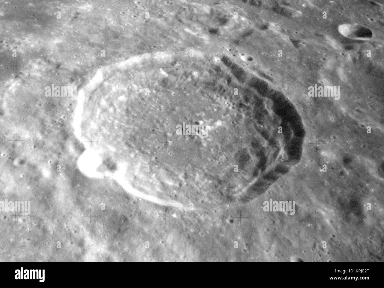 Macrobius crater AS17-M-0929 Stock Photo - Alamy