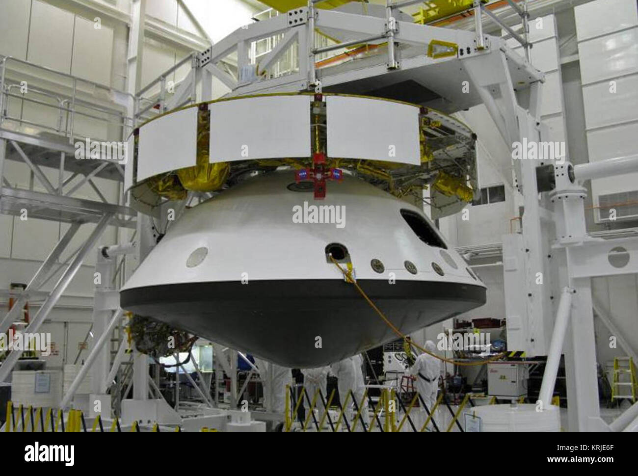 Msl capsule cruiseStage Stock Photo - Alamy