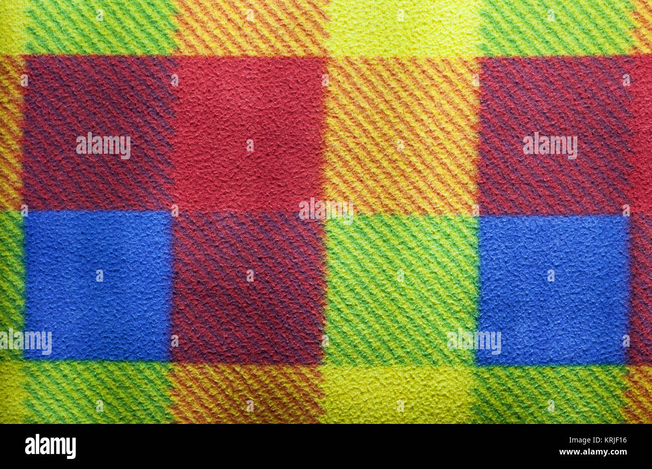 Closeup view of colorful blanket, details of texture Stock Photo - Alamy