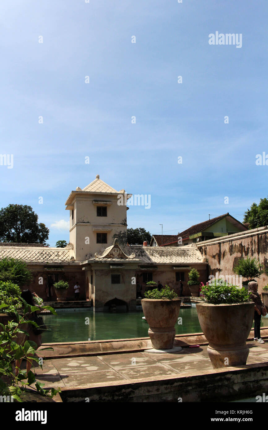 Taman Sari Water Castle in Yogyakarta, Indonesia. It's used as a ...