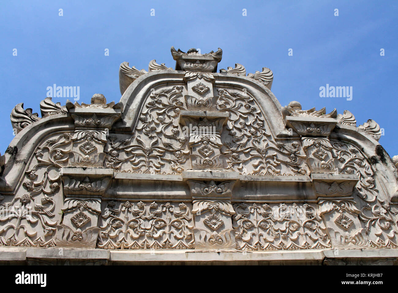 Taman Sari Water Castle in Yogyakarta, Indonesia. It's used as a ...