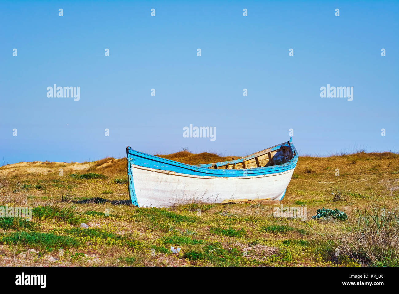 Old Boat on the Shore Stock Photo - Alamy