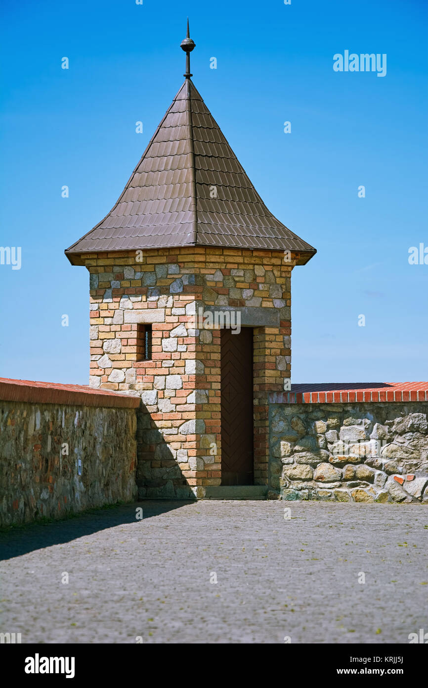 Llookout Tower of Castle Stock Photo - Alamy