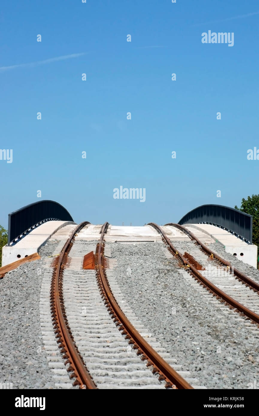 new tram bridge Stock Photo - Alamy