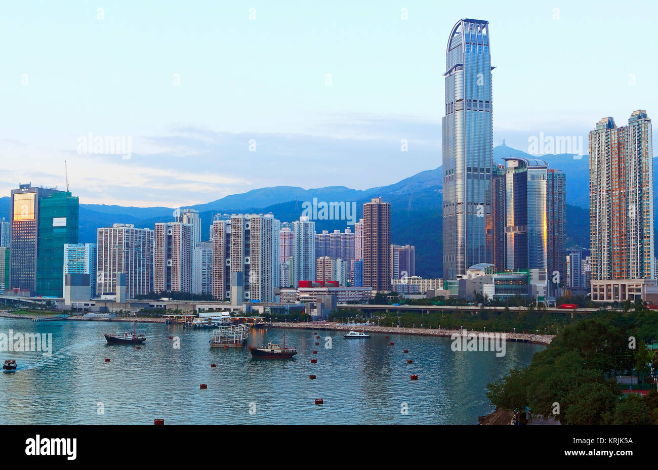 daytime view of the downtown city Stock Photo - Alamy