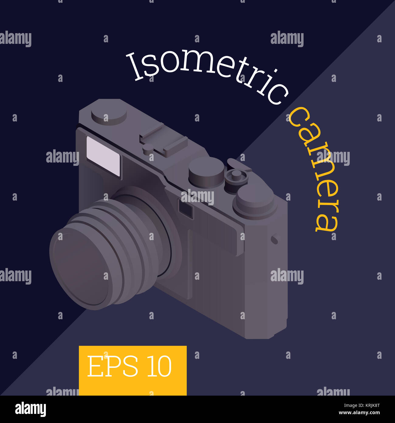 Professional camera icon isometric hi-res stock photography and images ...