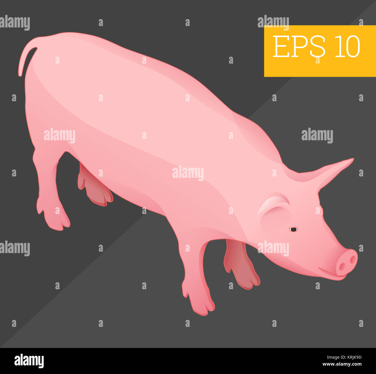 Piglet illustration hi-res stock photography and images - Alamy
