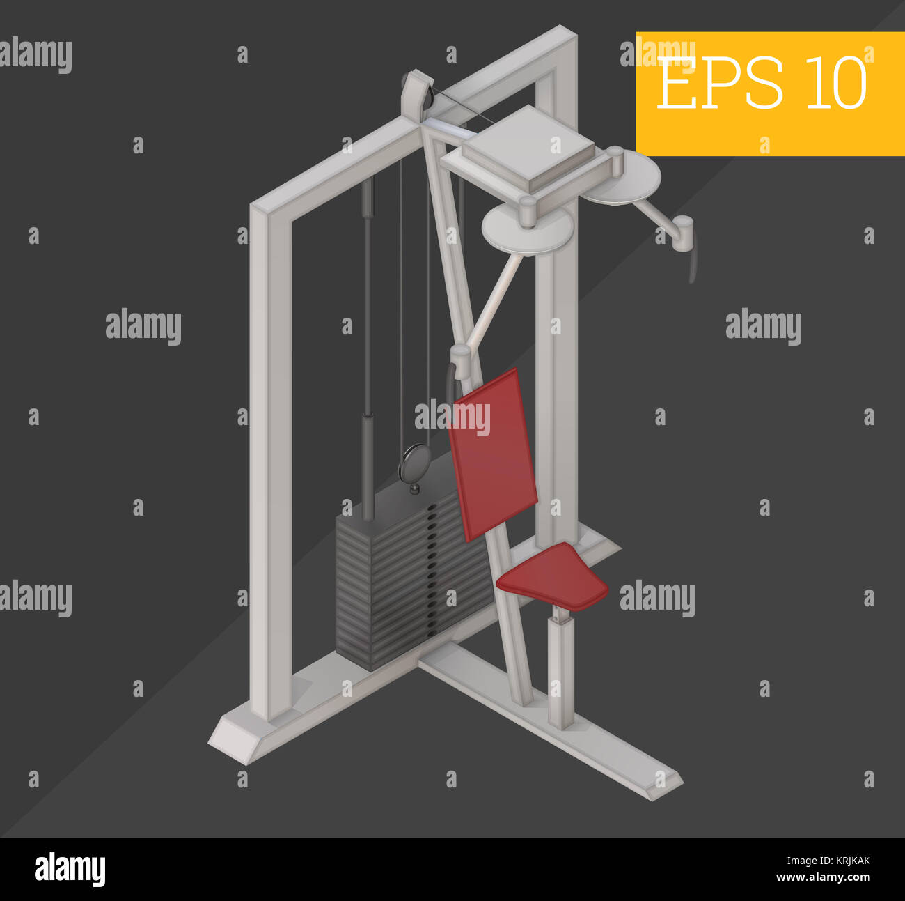 Lat pull down machine hi-res stock photography and images - Alamy