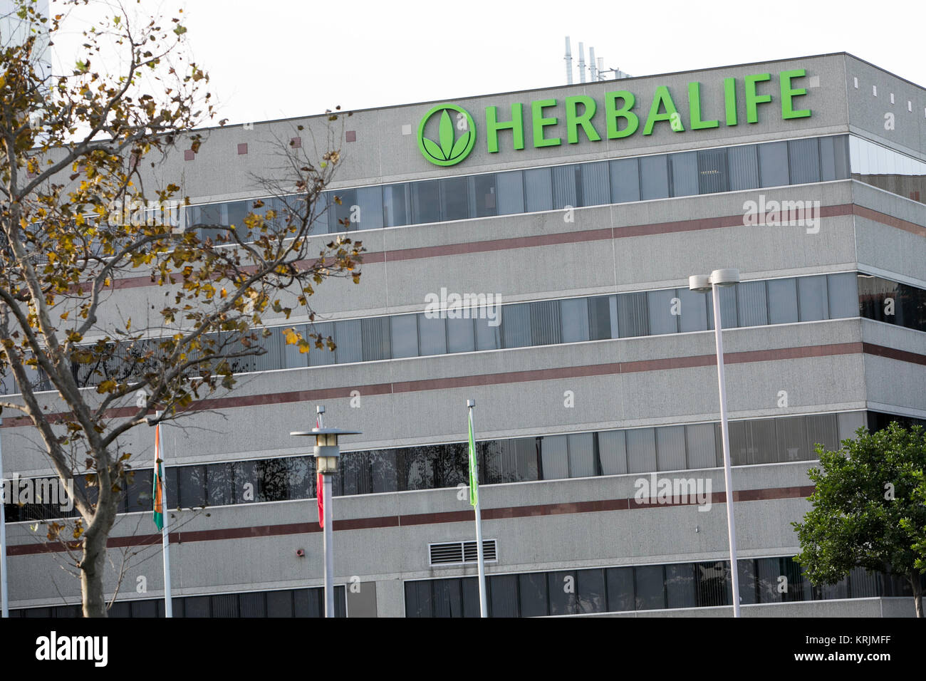 Herbalife sign outside office building hi-res stock photography and ...