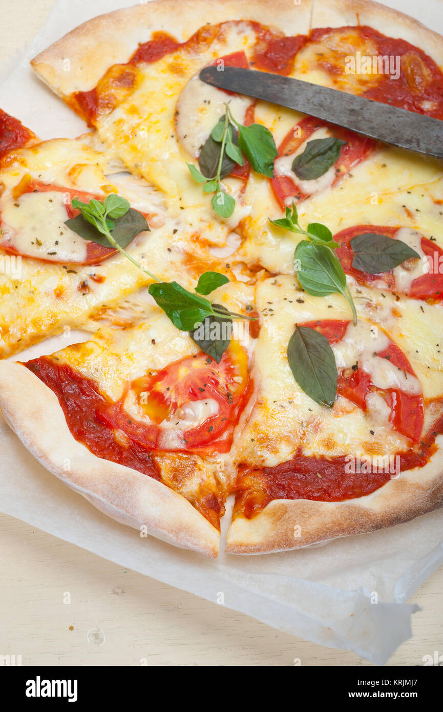 Italian pizza Margherita Stock Photo - Alamy