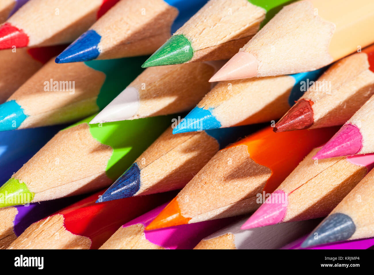 Background of chipped colored crayons, close up Stock Photo - Alamy