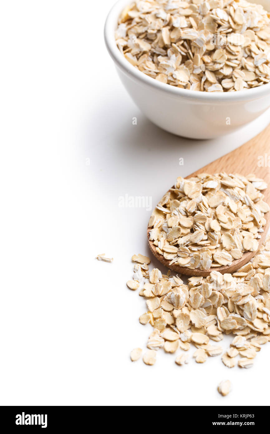 Dry rolled oatmeal Stock Photo - Alamy