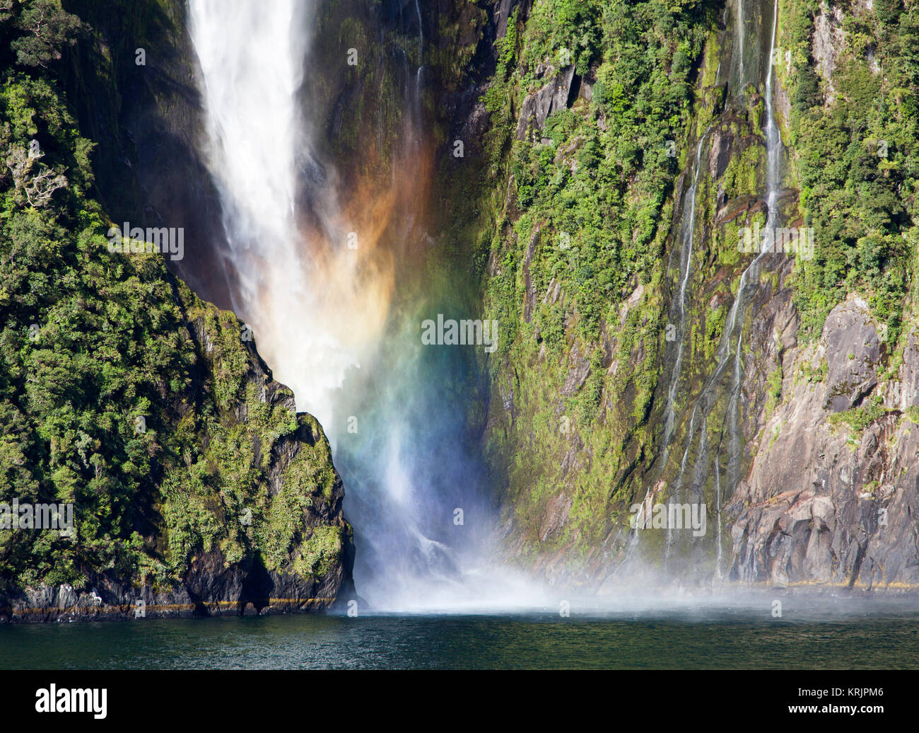 New Zealand's Waterfall Stock Photo - Alamy