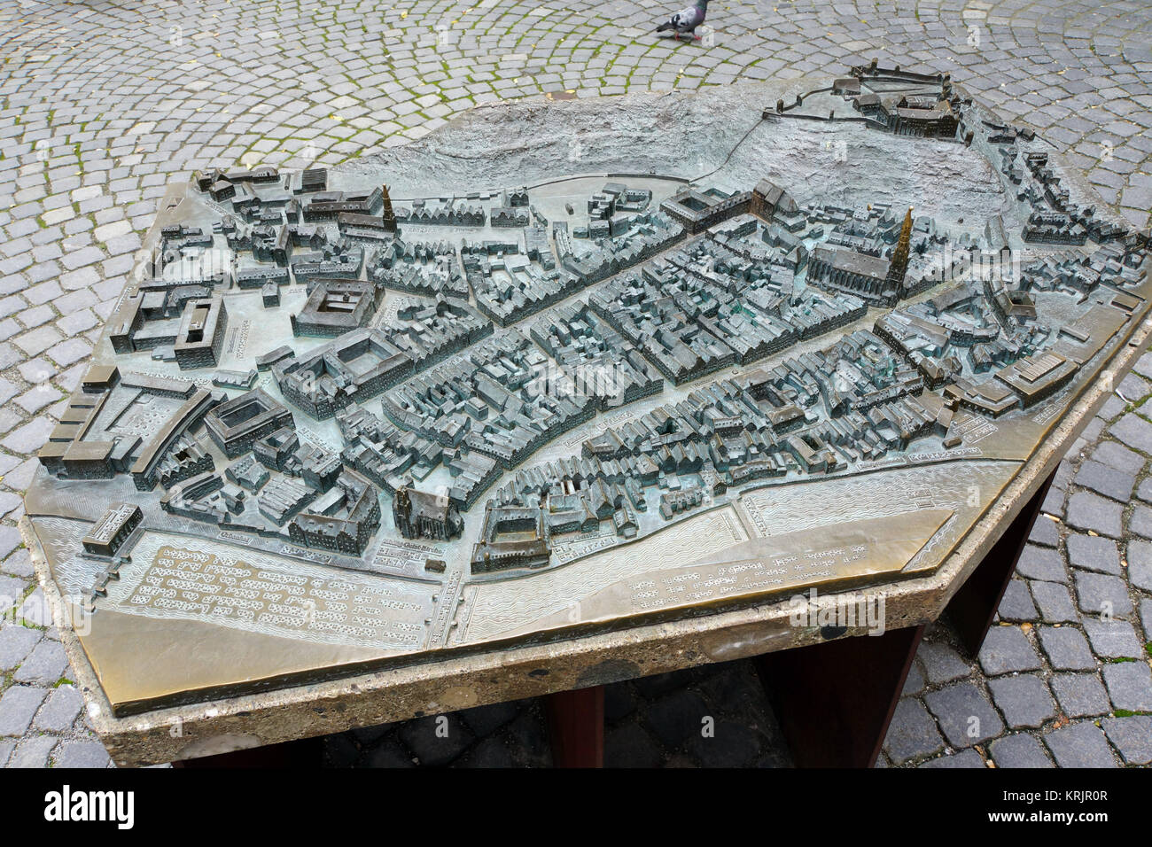 relief map for the blind Stock Photo - Alamy