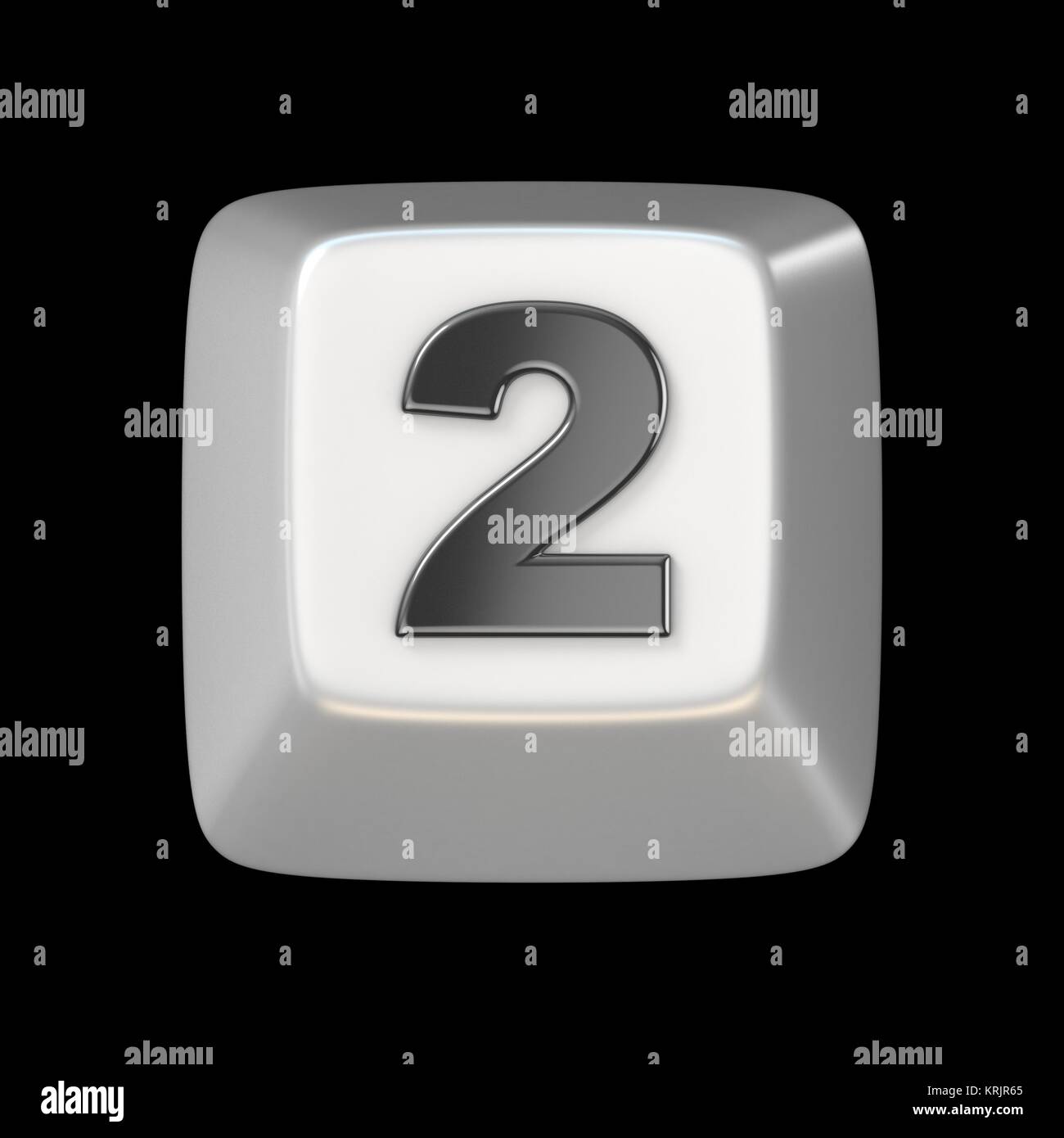 Number two 3d render hi-res stock photography and images - Alamy