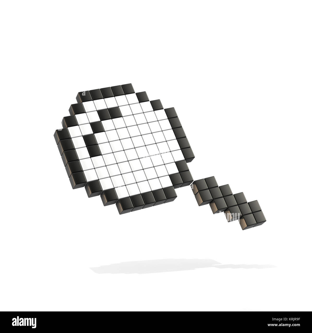 Magnifying glass, loupe mouse cursor. 3D Stock Photo - Alamy